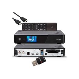 Vu+ UNO 4K SE UHD HDR 1x DVB-S2 FBC Sat Twin Tuner E2 Linux PVR Receiver SAT-Receiver