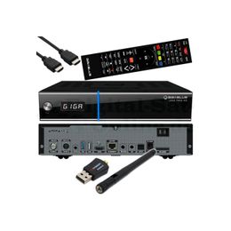 Gigablue UHD Trio 4K DVB-S2X + DVB-T2/C Combo inklusive 600 Mbits Wifi Stick SAT-Receiver