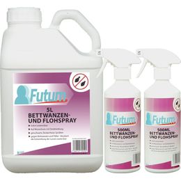 FUTUM Insektenspray Anti-Bettwanzen-Spray Floh-Mittel Ungeziefer-Spray