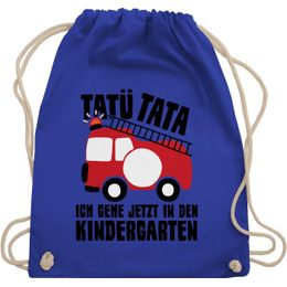 Shirtracer Turnbeutel Tatü Tata Ich gehe jetzt in den Kindergarten