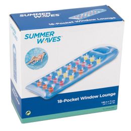 SummerWaves Luftmatratze Summer Waves Luftmatratze mit Fenster