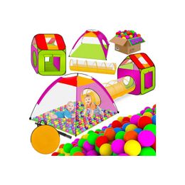 Kidiz Spielzelt Spielzelt Spielhaus Babyzelt 200 Bälle Bällebad Kinderzelt