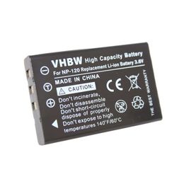 vhbw kompatibel mit SONOCADDIE V300 Kamera-Akku Li-Ion 1600 mAh (3