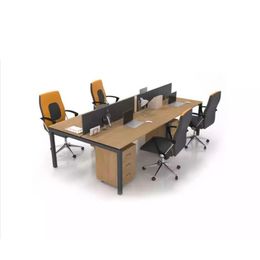 JVmoebel Schreibtisch Großer Schreibtisch Büroeinrichtung Team Tisch 4 Personen (2-St.