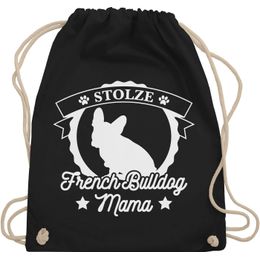 Shirtracer Turnbeutel Stolze French Bulldog Mama