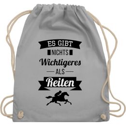 Shirtracer Turnbeutel Es gibt nichts Wichtigeres als Reiten