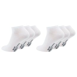 Paolo Renzo Sneakersocken für Herren und Damen (6-Paar) Atmungsaktive Unisex Sneaker Socken aus hochwertiger Baumwolle