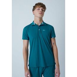 SPORTKIND Funktionsshirt Golf Polo Shirt Kurzarm Jungen & Herren petrol grün