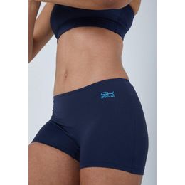 SPORTKIND Funktionsshorts Kurze Tennishose Ballhose Mädchen & Damen navy blau