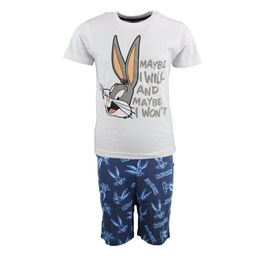 Looney Tunes Pyjama Bugs Bunny Kinder kurzarm Schlafanzug Pyjama Gr. 104 bis 134