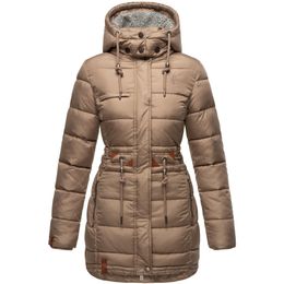 Navahoo Damen Steppmantel Stylischer Winterparka mit abnehmbarer Kapuze Daliee