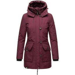 Navahoo Damen Winterjacke Warm gef&uuml;tterter Wasserdichter Wintermantel Freezestoorm