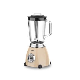 SOGO RETRO REIHE GLAS-STANDMIXER beige 1.5 L KAPAZIT&Auml;T
