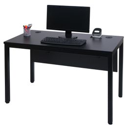 Schreibtisch MCW-E94, Bürotisch Computertisch 120x60cm ~ schwarz