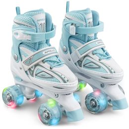 Apollo LED Rollschuhe größenverstellbar Super Quads X-Pro