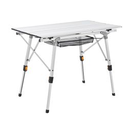 Juskys Campingtisch Picco - Aluminium Tisch klappbar, leicht - Camping, Garten - Klapptisch Silber