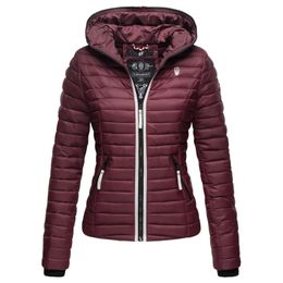 Navahoo Damen Steppjacke leichte &Uuml;bergangsjacke mit Kapuze Kimuk Princess