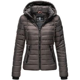Navahoo Damen Steppjacke leichte &Uuml;bergangsjacke mit Kapuze Lulana