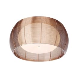 Brilliant Lampe Relax Deckenleuchte 50cm bronze/chrom 2x A60, E27, 30W, g.f. Normallampen n. ent. F&uuml;r LED-Leuchtmittel geeignet Dimmbar bei Verwendung geeigneter Leuchtmittel