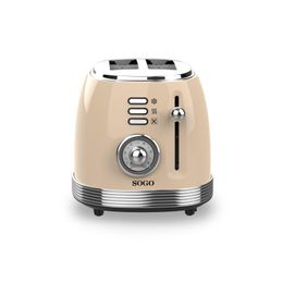 SOGO RETRO Serie Toaster beige