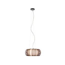Brilliant Lampe Relax Pendelleuchte 40cm bronze/chrom 2x A60, E27, 30W, g.f. Normallampen n. ent. In der H&ouml;he einstellbar / Kabel k&uuml;rzbar F&uuml;r LED-Leuchtmittel geeignet