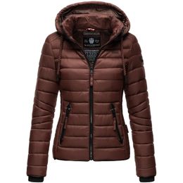 Navahoo Damen Steppjacke leichte Übergangsjacke mit Kapuze Lulana