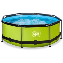 EXIT Toys - EXIT Lime Pool ø244x76cm mit Filterpumpe - grün