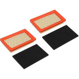 TRADESHOP 2x Trade-shop Filter-Set (Papier-Luftfilter + Schaum-Luftfilter) für mtd 1P65 mh, 1P65 fha, 1P70 fh, 1P70 lh, 1P70 rh, Rasenmäher Smart 395 po