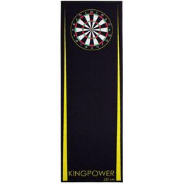 Kingpower Dart Teppich Gelb Matte Steeldart Dartpfeile Dartboard Zubehör Dartteppich Target Oche Darts Abwurflinie Schutz Gummi Boden Dartscheibe 237 x 80 cm