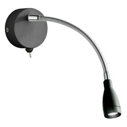 Searchlight - Flexi Wall led verstellbare Wandleuchte LED-Leseleuchte schwarz