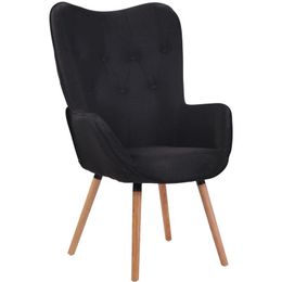 CLP Lounger Ashford Stoff schwarz natura