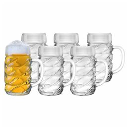 Stölzle Lausitz Stölzle Lausitz Maßkrüge Diamond 1000 ml 6er Set