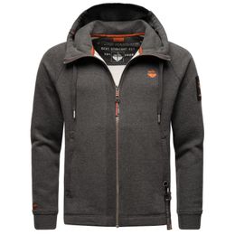 STONE HARBOUR Herren Kapuzensweatjacke sportliche Sweatjacke mit Logoprint und Kapuze Finn Luca