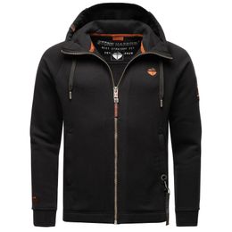 STONE HARBOUR Herren Kapuzensweatjacke sportliche Sweatjacke mit Logoprint und Kapuze Finn Luca