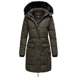 Navahoo Damen Warmer Wintermantel Parka inkl. Einkaufstasche und Regenschirm Cosimaa