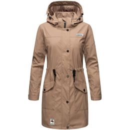 Navahoo Damen Outdoorjacke modischer Outdoor Regenmantel Deike