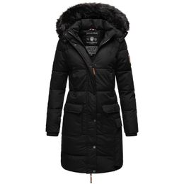 Navahoo Damen Warmer Wintermantel Parka inkl. Einkaufstasche und Regenschirm Cosimaa