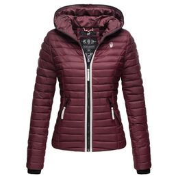 Navahoo Damen Steppjacke leichte Übergangsjacke mit Kapuze Kimuk Princess