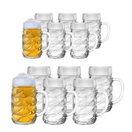 Stölzle Lausitz Stölzle Lausitz Bierkrüge Diamond 0,5 l & 1 l 12er Set