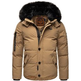 STONE HARBOUR Herren Winterjacke stylischer Winterparka mit abnehmbarer Kapuze Halvaar