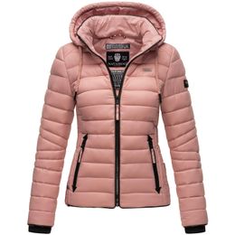 Navahoo Damen Steppjacke leichte Übergangsjacke mit Kapuze Lulana