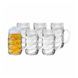 Stölzle Lausitz Stölzle Lausitz Bierkrüge Diamond 500 ml 6er Set