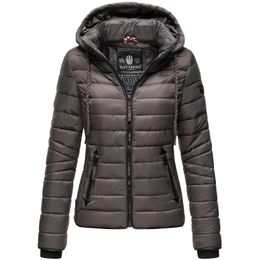 Navahoo Damen Steppjacke leichte Übergangsjacke mit Kapuze Lulana