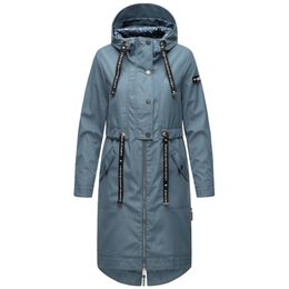 Navahoo Damen Modischer Funktionsparka Übergangs Outdoorjacke mit Kapuze Josinaa