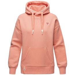 Navahoo Damen Kapuzensweatshirt Stylischer Damen Hoodie im Oversize-Look Goldfee