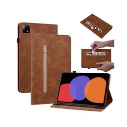 Wigento Tablet-Hülle Für Xiaomi Pad 6 / 6 Pro Kunstleder Hülle Reißverschluss Tablet Tasche