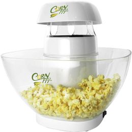 SONSTIGE Cornfit pm 1160 Popcorn-Maker Weiß Glas Heißluft-Technologie 1200 Watt Heißluftgebläse