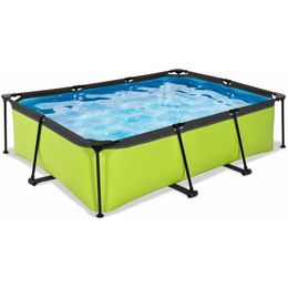 EXIT Toys - EXIT Lime Pool 220x150x65cm mit Filterpumpe - grün - Grun