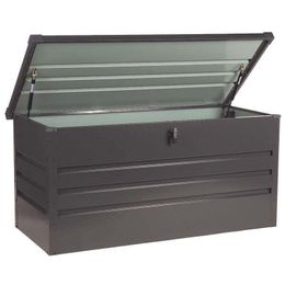 Home Deluxe Metallaufbewahrungsbox - megabox xl, Anthrazit - 400 l Fassungsvermögen, Maße: 126 x 56 x 62 cm, verzinktes Stahlblech, wasserdicht i
