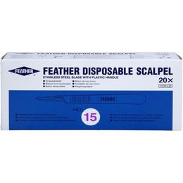 Dr. JUNGHANS Skalpell Einmal Figur 15 Feather 20 St